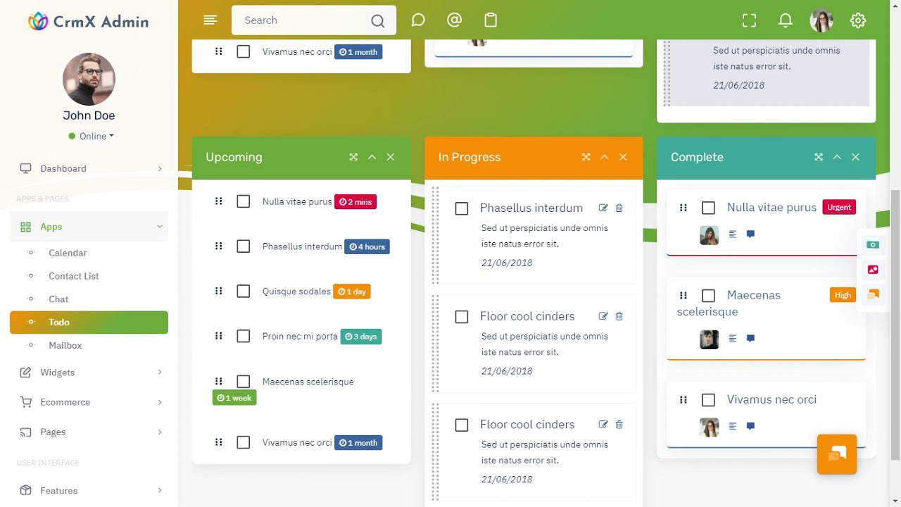 Analytics Dashboard Bootstrap 5 Admin Panel Template with LTR Light Theme
