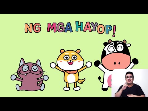 Animal Friends (Tagalog FSL) | Sign Language For Kids | Awiting Pambata | Filipino Nursery Rhymes