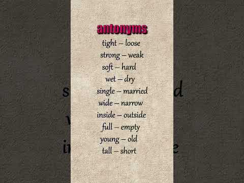 10 Opposite Words Antonyms #english #vocabulary #shortvideo #shorts