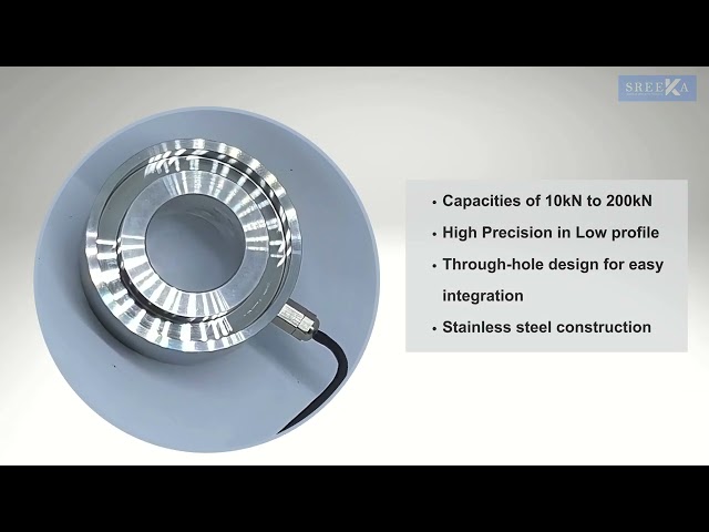 Compression Load Cells - Low Profile Donut Load Cell Trader - Retailer ...
