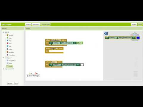 Making a Delay on MIT App Inventor 2