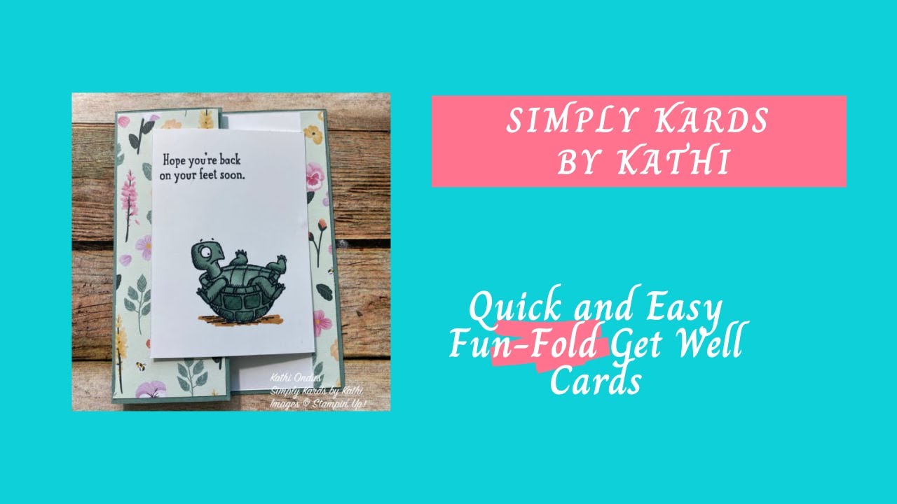 Quick and Easy Fun Fold Get Well Card   SD 480p