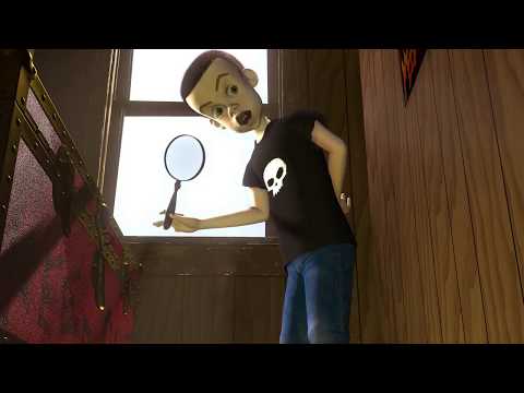 Toy story Sid burns a hole in Woody