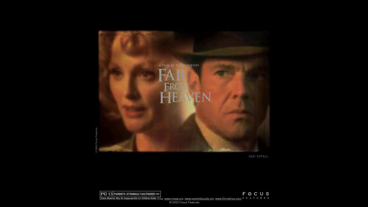 Far From Heaven flash website in 2002
