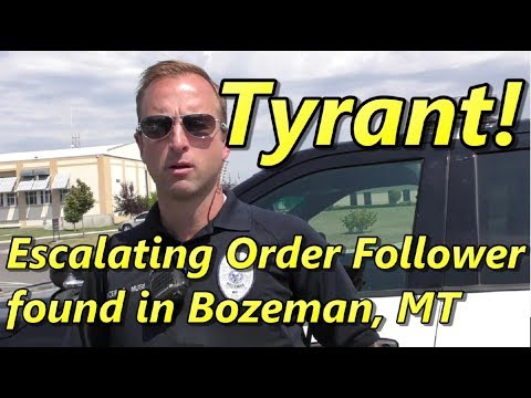 1st Amendment Audit - Bozeman Police office - Bozeman, MT