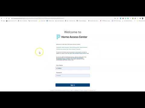 Using HAC Home Access Center