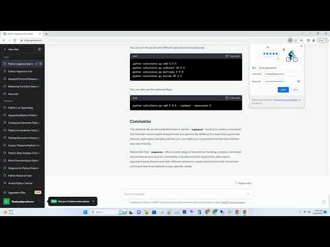 python argparse example