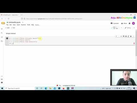 Python Program to Calculate Simple Interest in Colab, How do you Calculate Simple Interest in Python