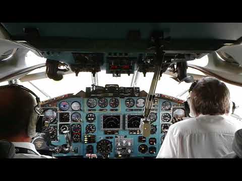4 Last flight TU - 154M - OM - BYO - Zabery z kokpitu