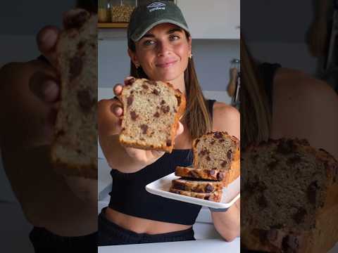 Mejor banana bread vegano 🍌✨ link de la receta en los comentarios 👉🏼 #food #plantbased #vegan