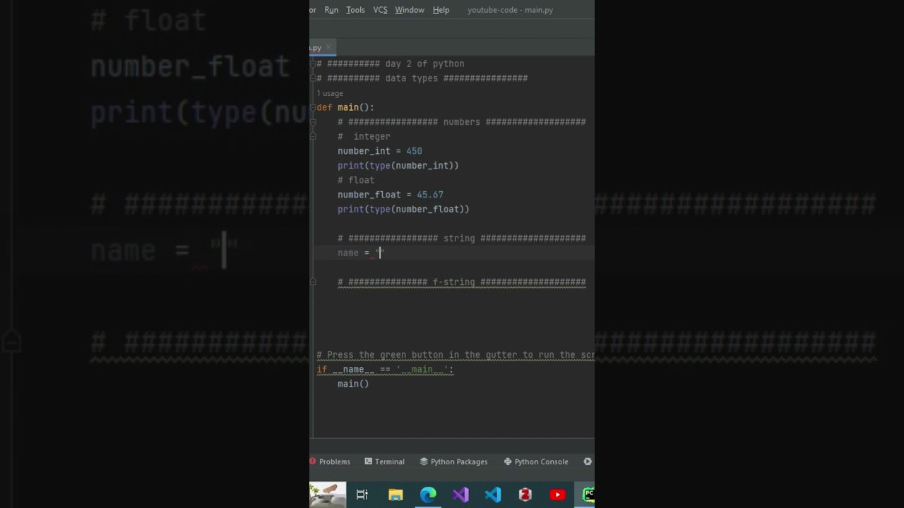 day 2 of python programming | #100dayschallenge  #100daysofpython #100daysofcode #100daysofcoding