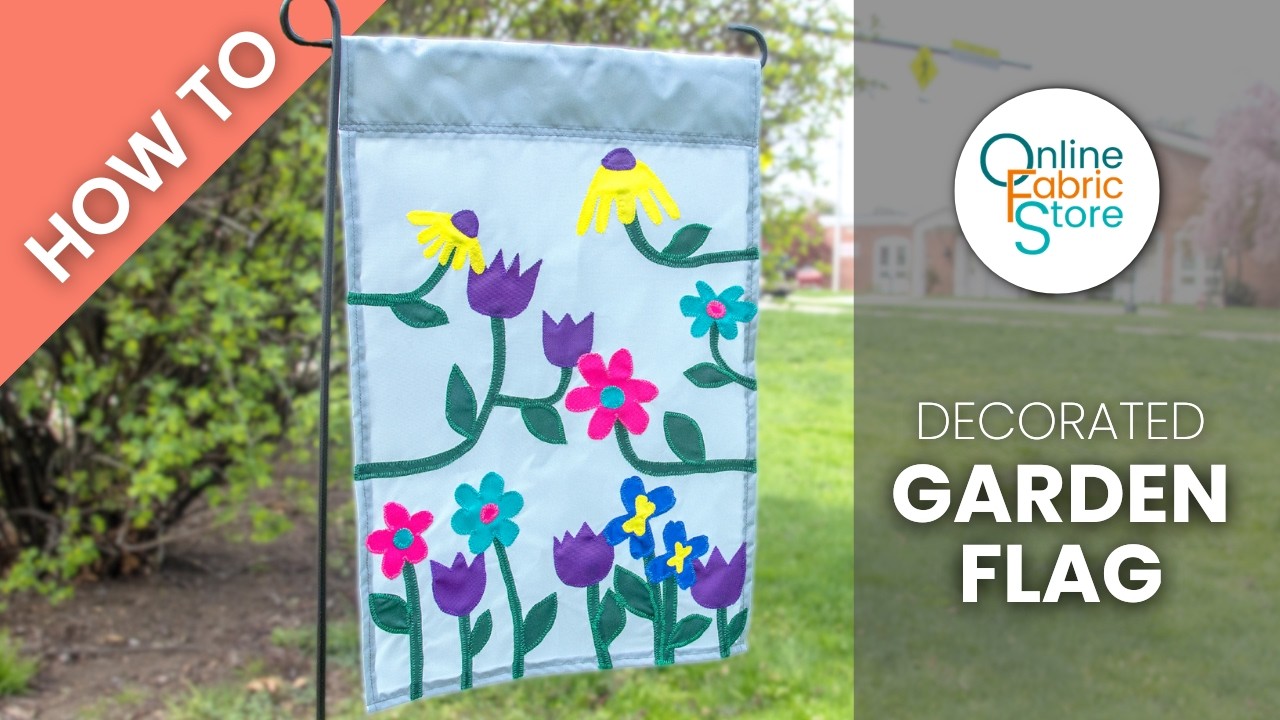 How to Make a Decorated Garden Flag | Easy DIY Tutorial