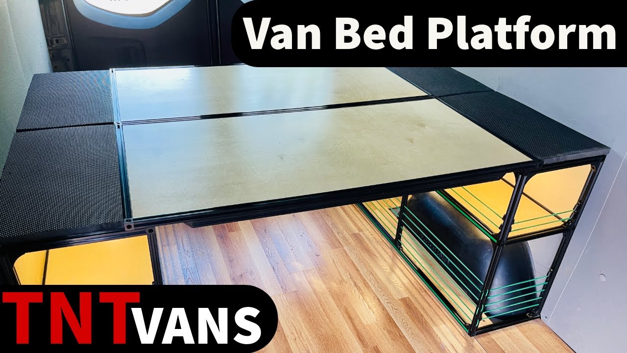 Camper Van Bed Platform TNTvans - Van Conversion