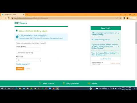 Citizens Bank | Online Banking Login | How to Sign In Citizens Online Banking 2022
