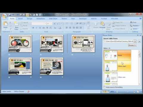 PowerPoint Tutorial: How to copy slides from one presentation to another
