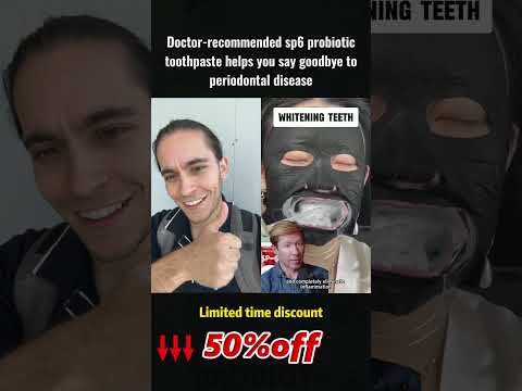 Probiotic toothpaste with hydroxyapatite & xylitol | 50% off + refund #toothpaste