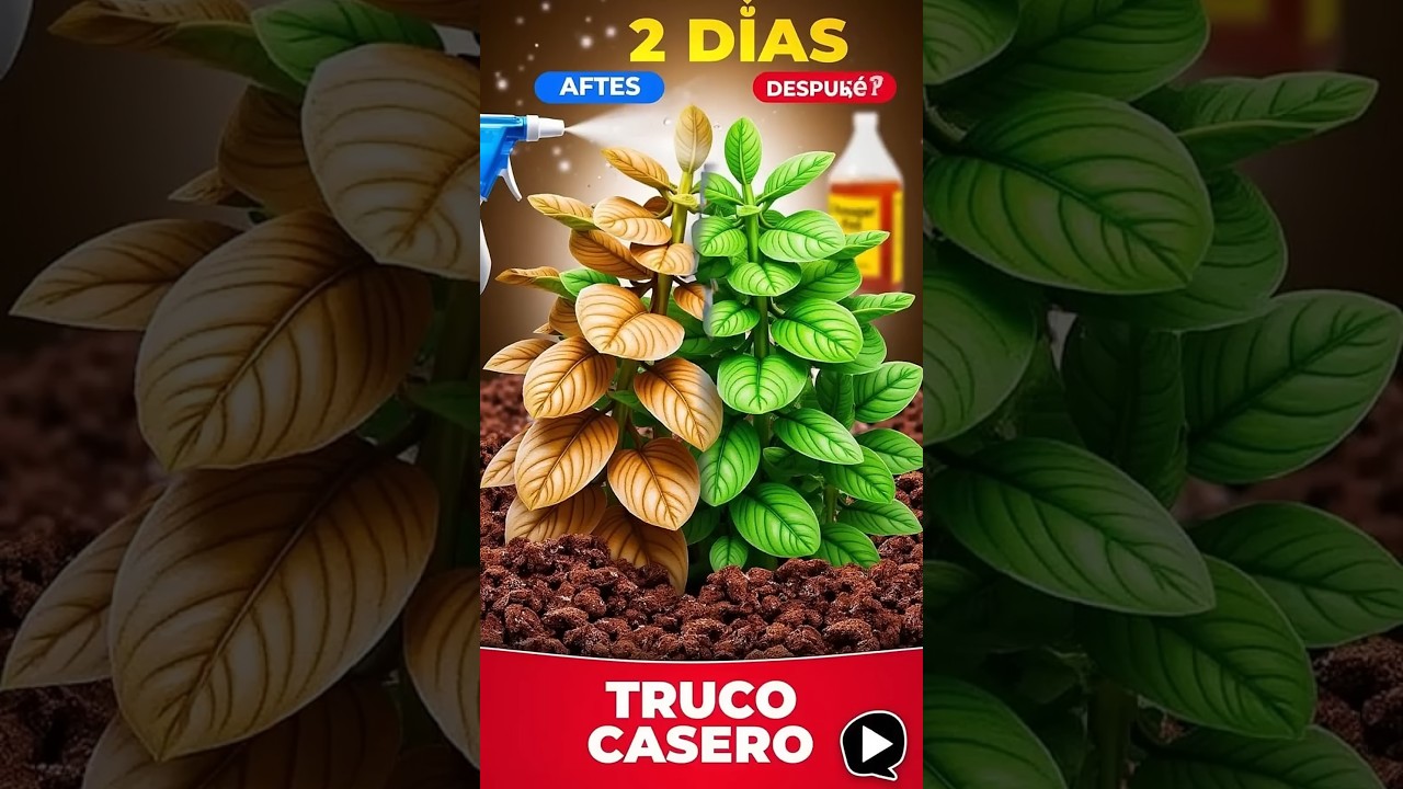 Revive your dried plants in 2 days with this homemade trick #plants #plantcare #garden #flowers