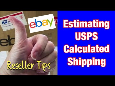 ebay How to Estimate USPS shipping using Calculated Shipping | Beginner ebay Reseller Tips