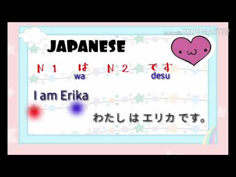 Japanese Grammar (Tagalog version) Lesson 1