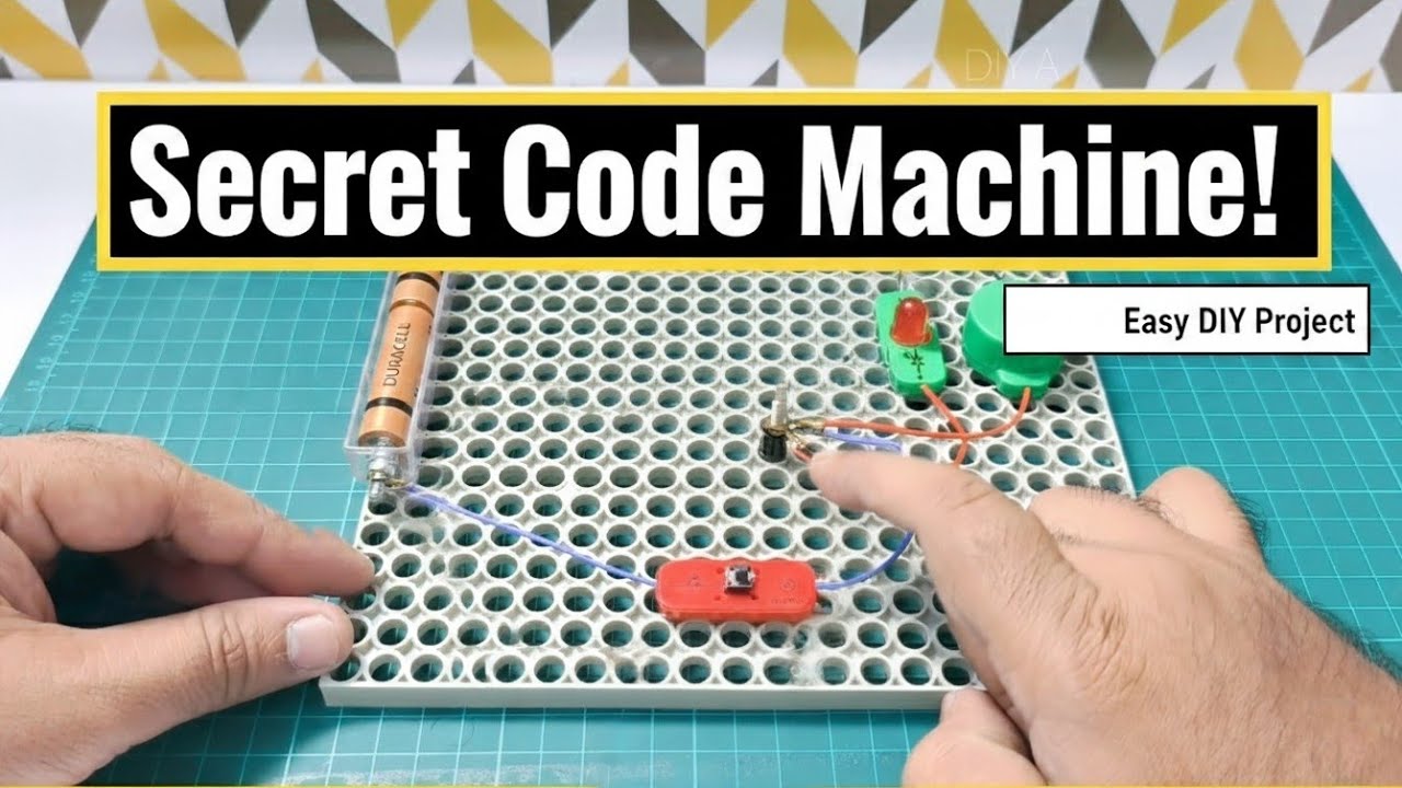 DIY Morse Code Machine! Easy Battery LED & Buzzer Project | Fun School Science Experiment 