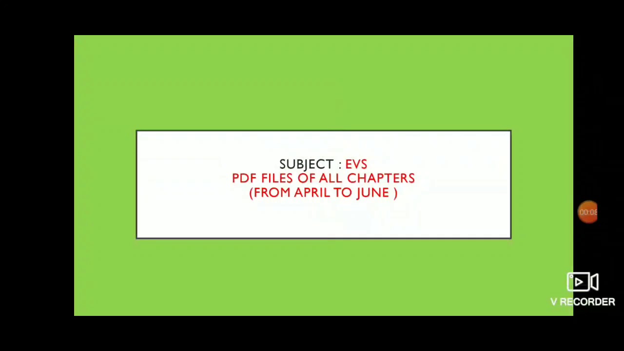 EVS - Class 1 - Procedure to download PDF file