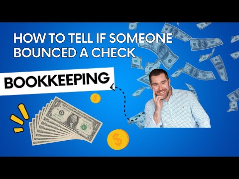 How To Tell If Someone Bounced A Check