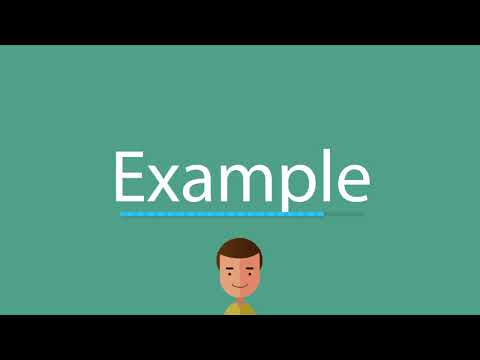 How to pronounce Example