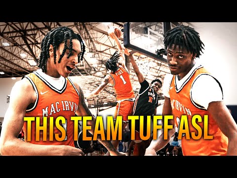 Mac Irvin Fire 17U just WENT CRAZY in their 1st game 🔥 Lincoln Williams + Al Brooks = UNFAIR