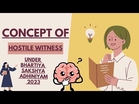 ⚡ Who is a Hostile witness? Easily Explained⚡💯 #law #judiciary #youtube