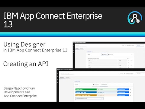 Using Designer in IBM App Connect Enterprise 13 - Creating an API