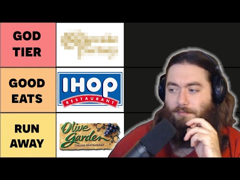 CASUAL DINING RESTAURANT TIER LIST | Save Data Team
