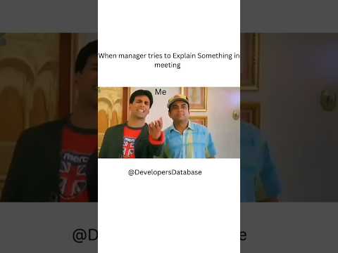When Manager Tries to Explain Something In the meeting.| Funny Memes|