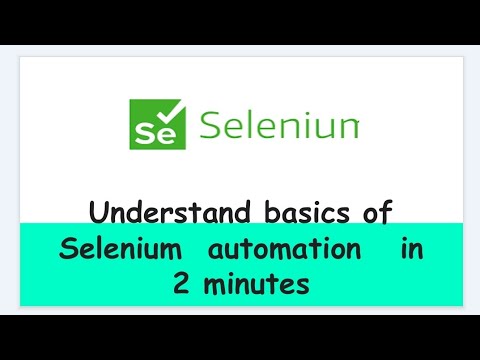 Understand the basics of selenium automation in 2 minutes #selenium