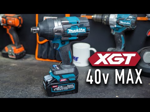 Makita TW001GZ 40V Max Li-ion XGT Cordless Brushless 3/4" Impact Wrench ...