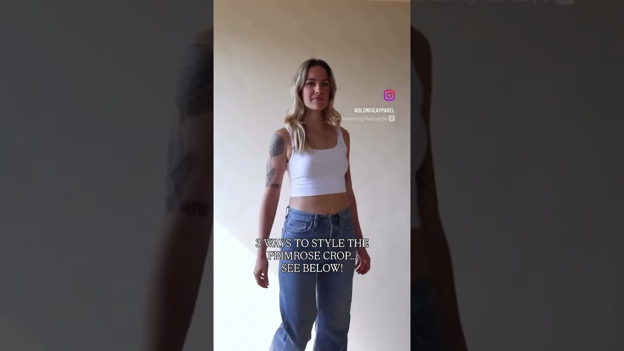 Wait! Before you scroll, a crop top is great for lots of things, not just wearing on it’s own.