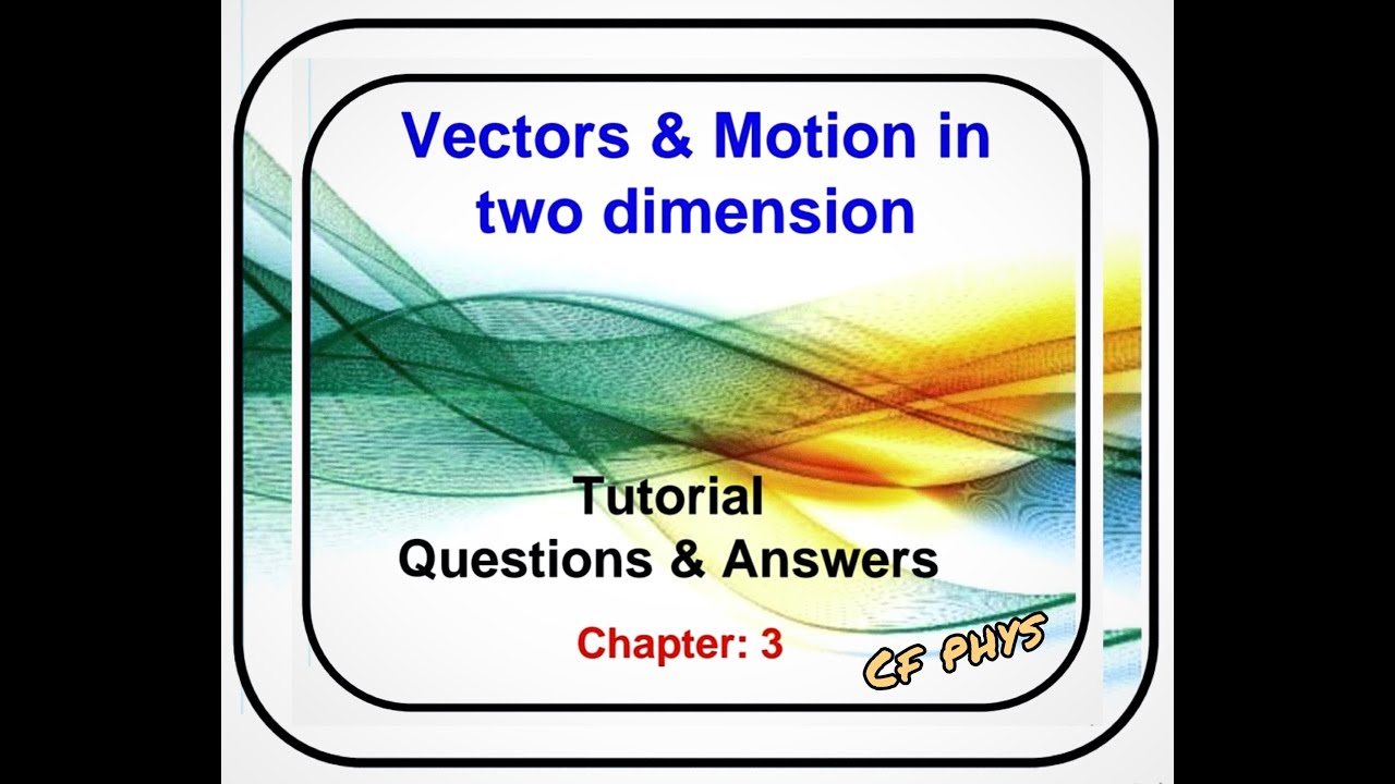Vectors-problem solving