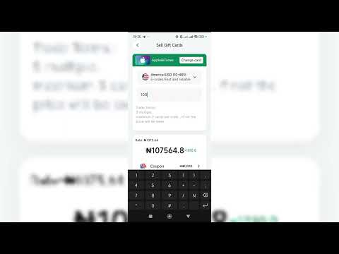 HOW TO SELL APPLE ITUNES GIFTCARDS ONLINE USING CARDSOON APP