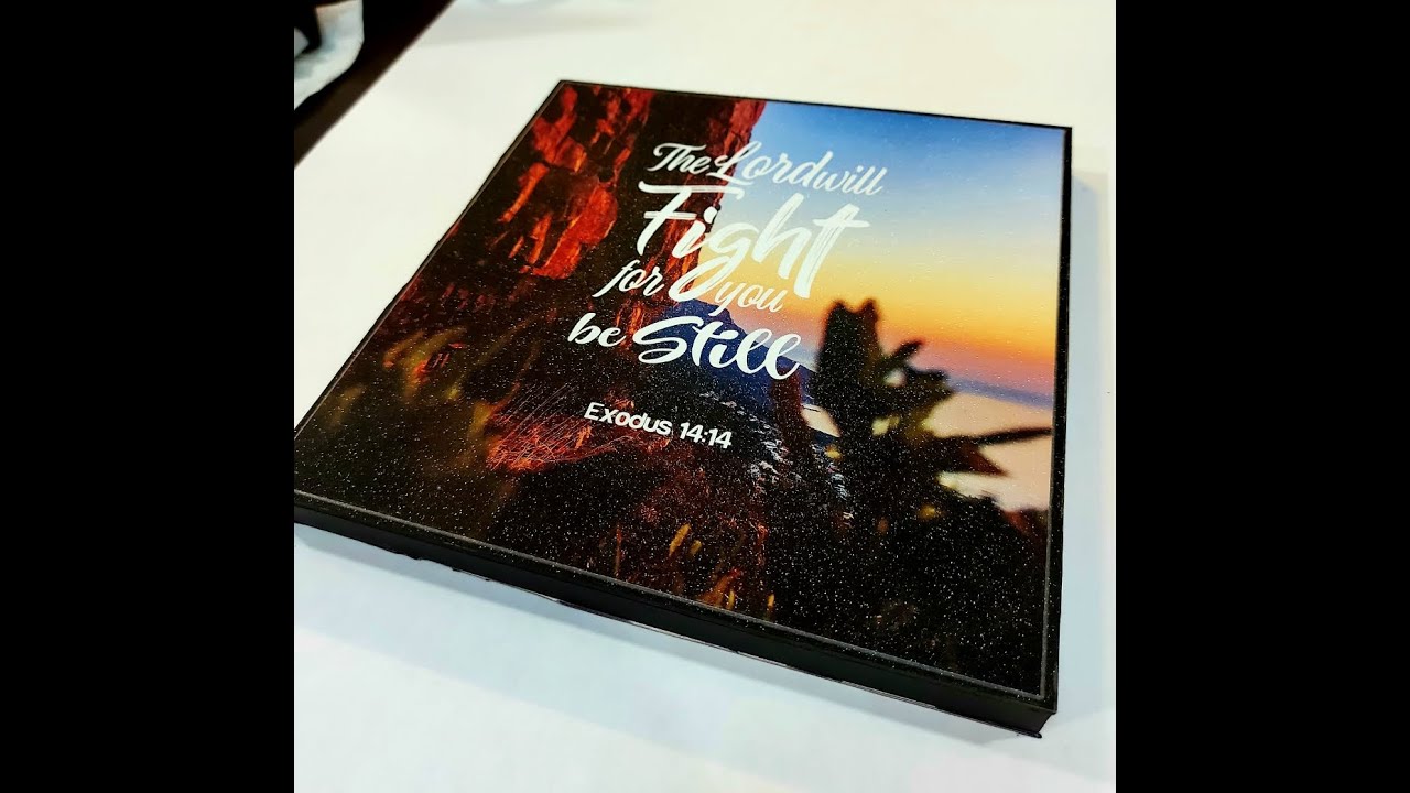 Bible Verse on Wall Art made from Sintra Board