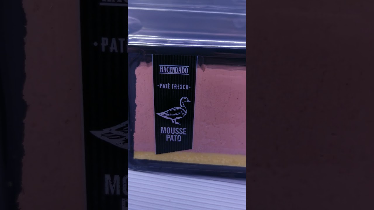 mousse de pato Mercadona