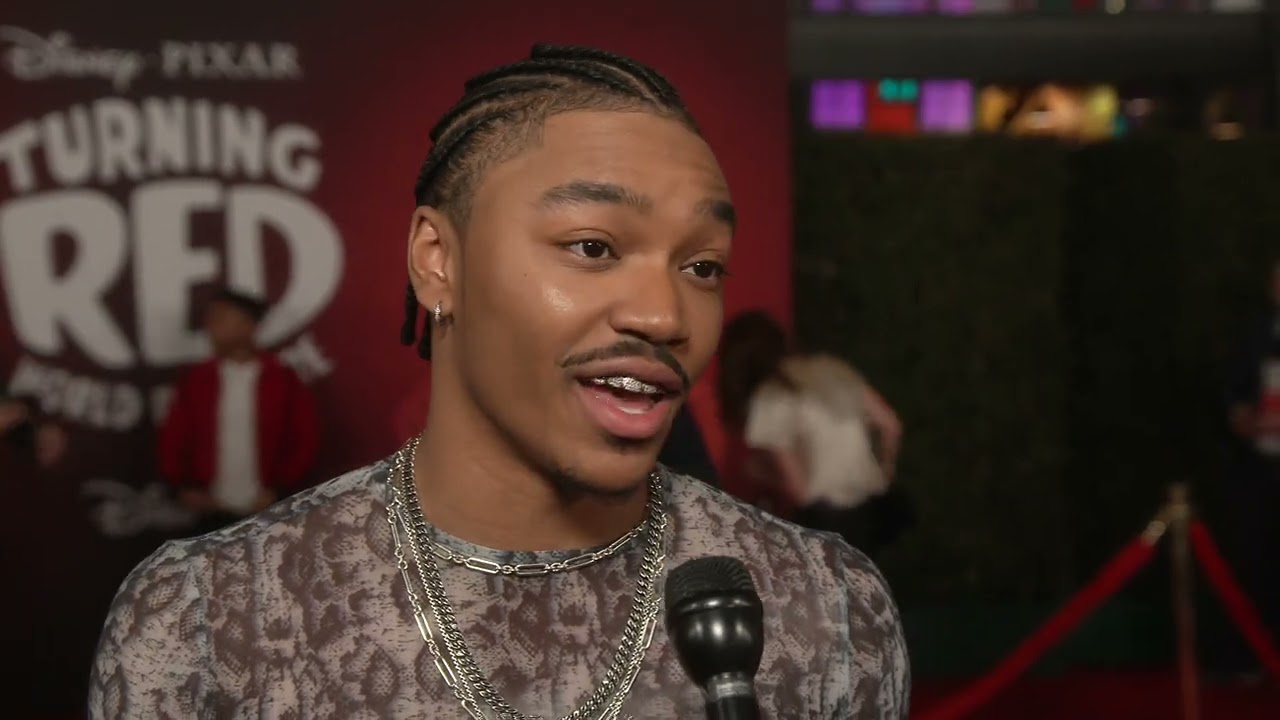 Turning Red Los Angeles Premiere - Itw Josh Levi (Official Video)