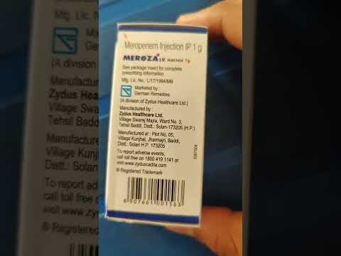 Meropenem Injection - Inj Meropenem Latest Price, Manufacturers & Suppliers