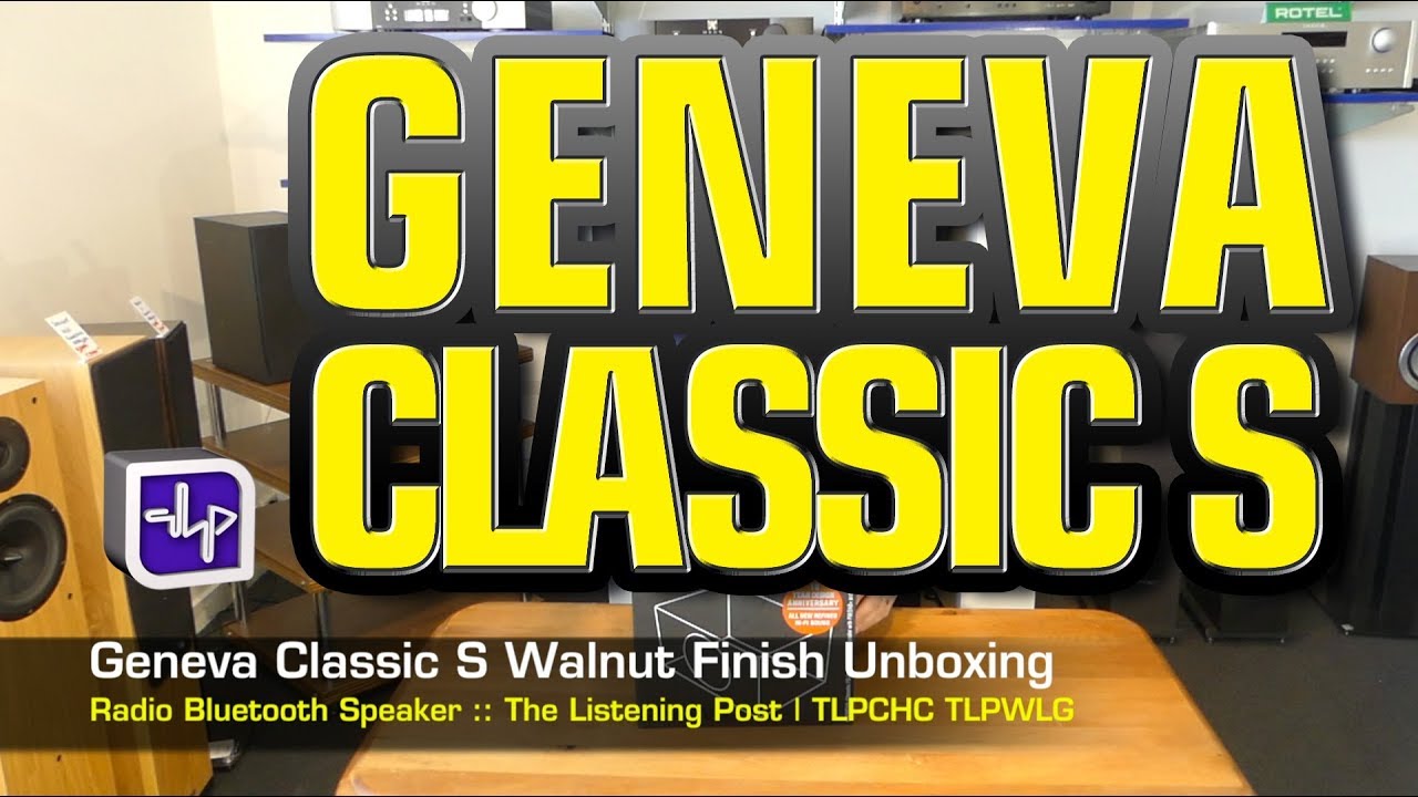 Geneva Classic S Bluetooth Radio Walnut Finish Unboxed | The Listening Post | TLPCHC TLPWLG