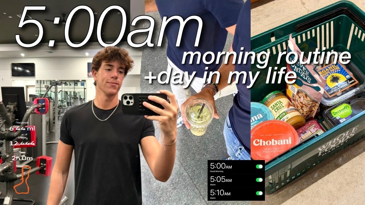 5AM Morning Routine + Day In The Life | Productive, Realistic & Finding Balance