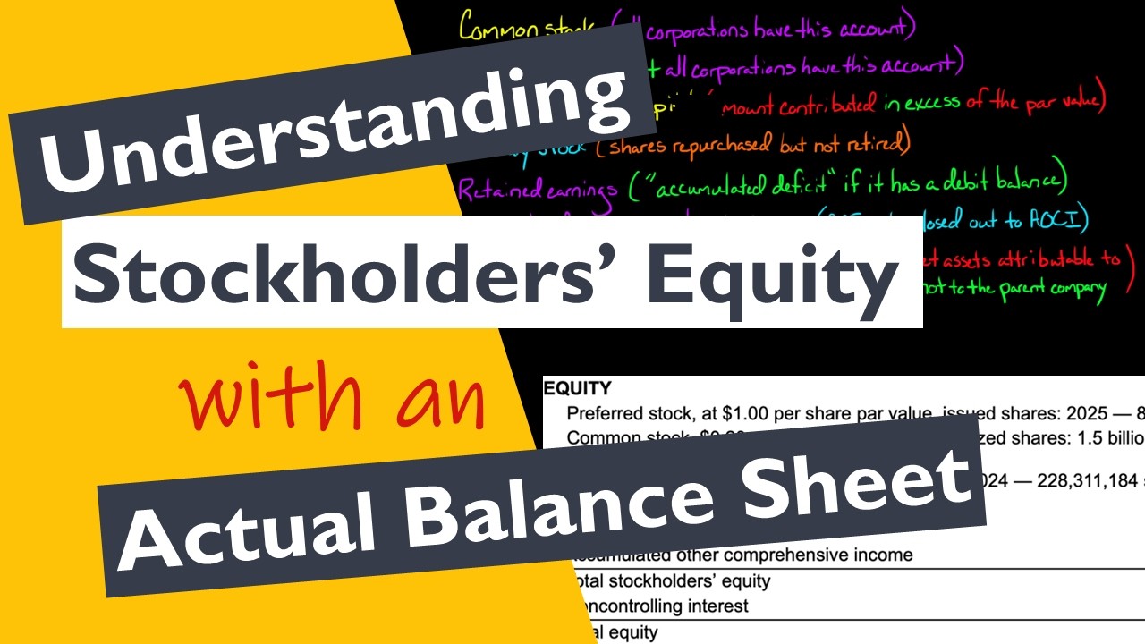 Stockholders' Equity Accounts