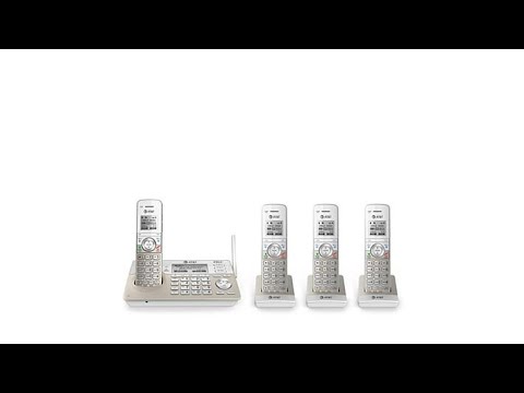AT T 4Handset Cordless Phone System with Smart Call Bloc...