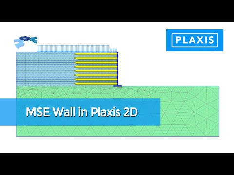 MSE wall analysis in Plaxis 2D (Mechanically Stabilized Earth)
