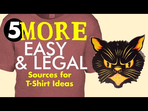 5 MORE EASY & LEGAL PUBLIC DOMAIN SOURCES for Print on Demand (Redbubble, Etsy, Teepublic, etc).