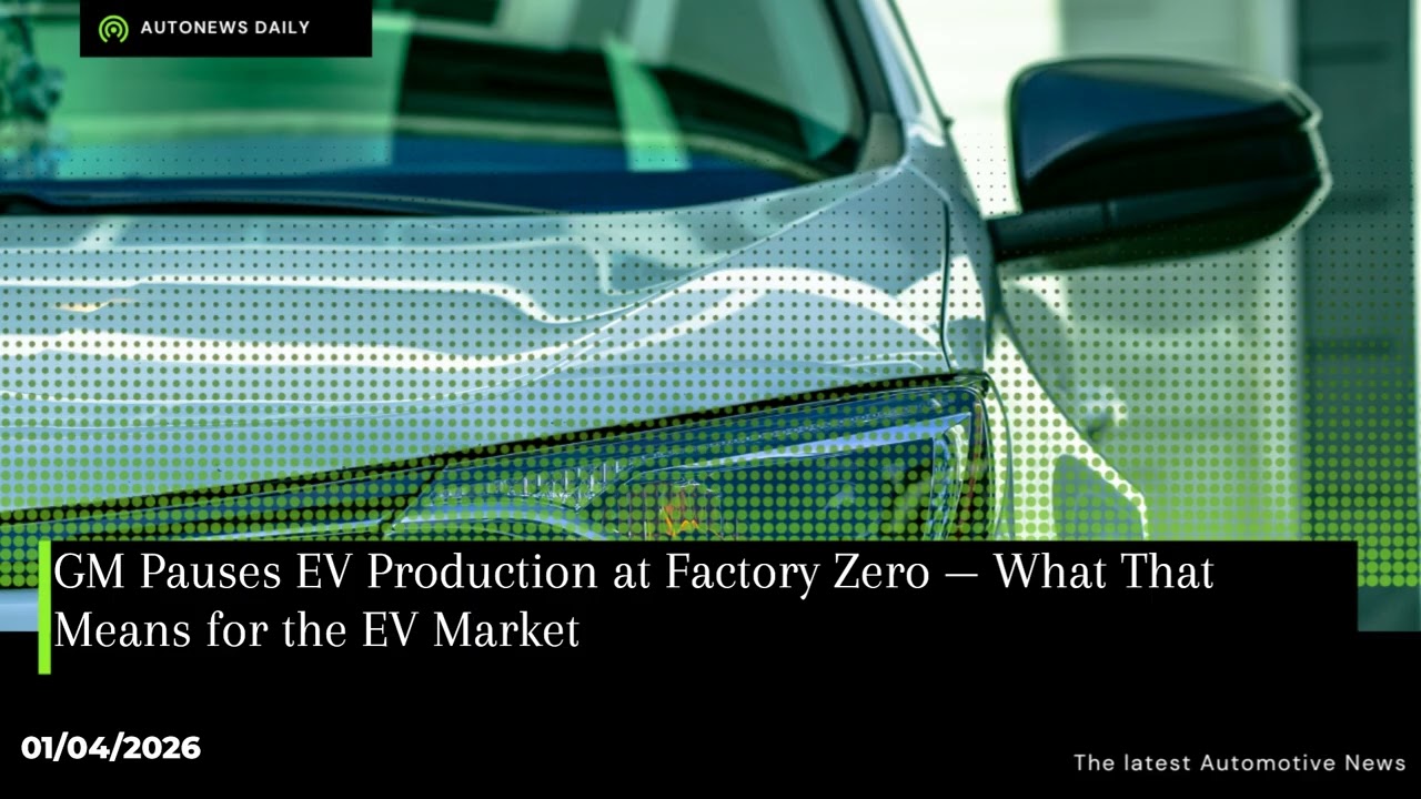 GM Pauses EV Production at Factory Zero — What That Means for the EV Market