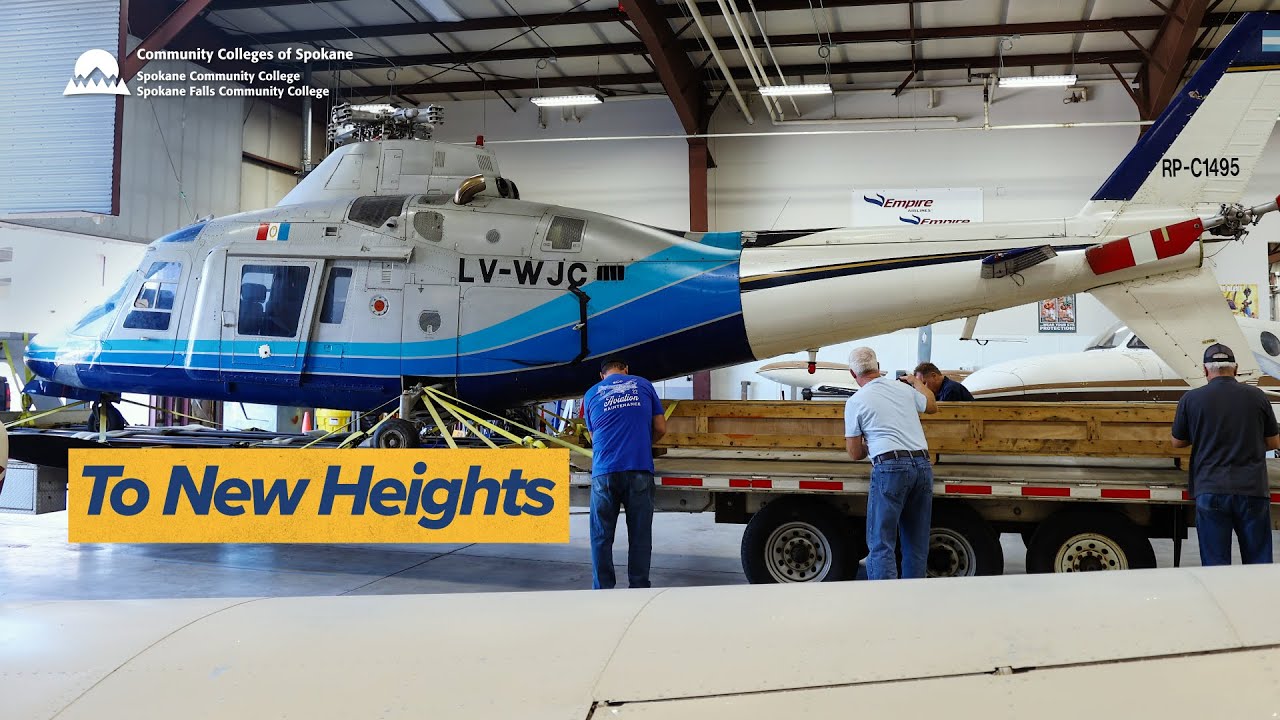 Helicopter takes SCC Aviation Maintenance Technology to New Heights