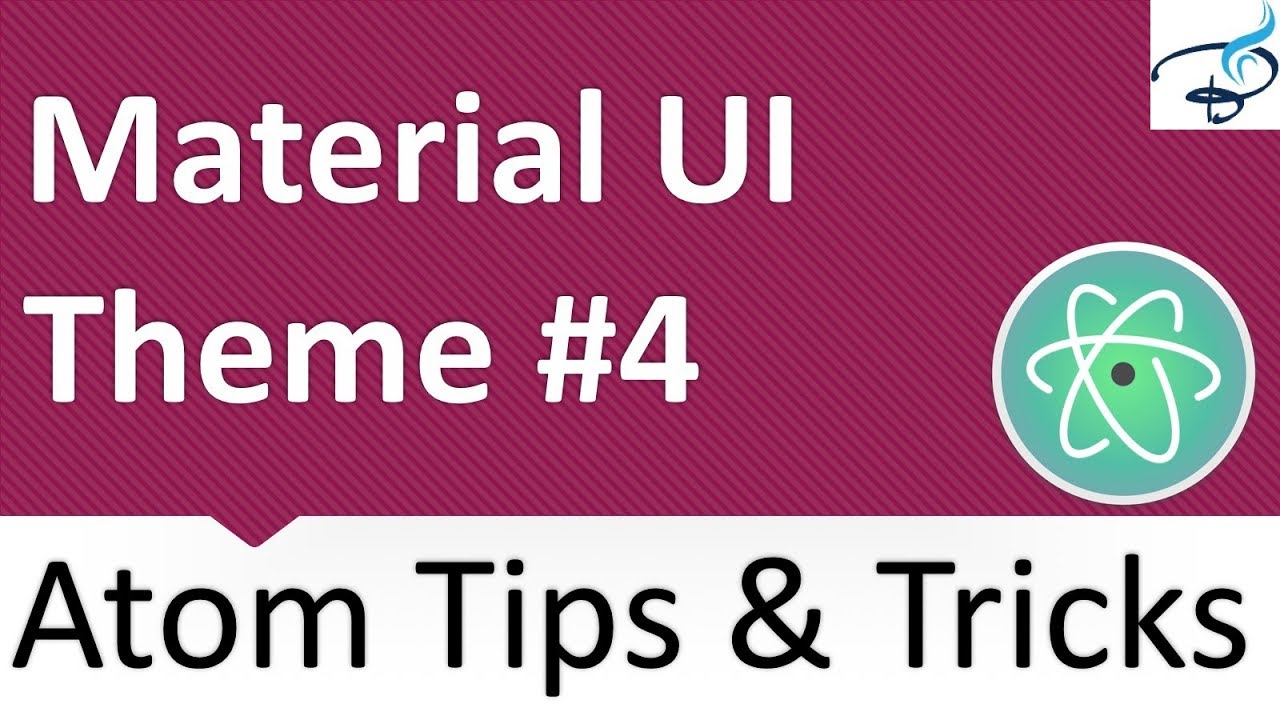 Atom Text Editor - Material UI Theme #4